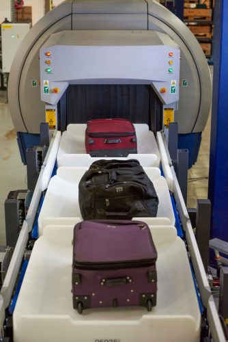 Next generation baggage handling: tote screening system